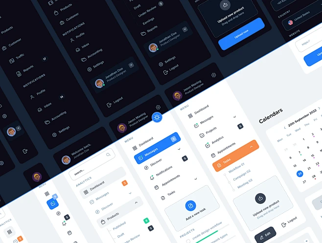 Modular - UI Styleguide & Composer - UI Kits : Modular is a customizable & adjustable design ...