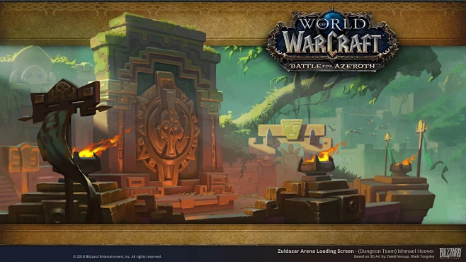 Zuldazar Arena Loading Screen, World of Warcraft: Battle for Azeroth ...
