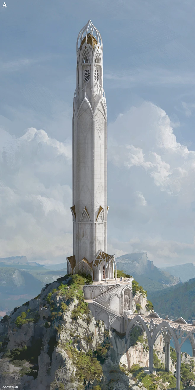 The Rings of Power - Númenor Palace-花瓣网