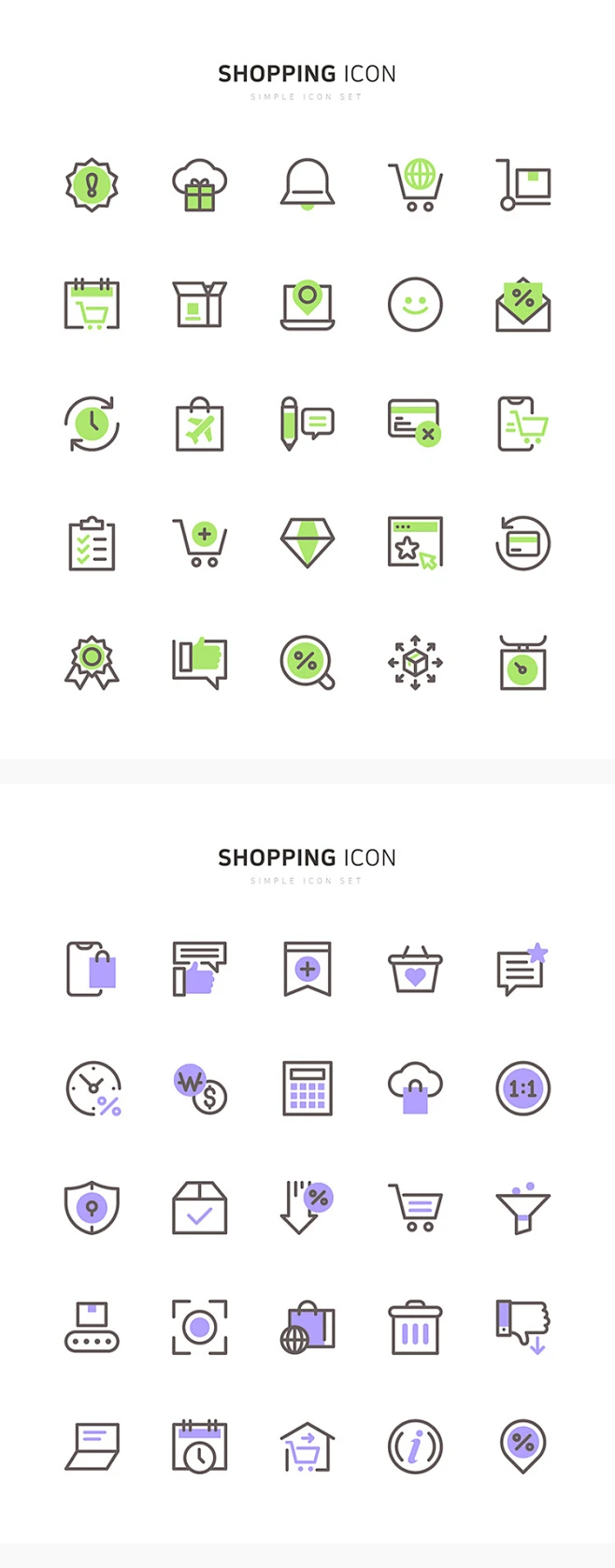 12套精致线性功能模块业务icon图标APP网页UI设计元素AI格式素材-淘宝网-花瓣网