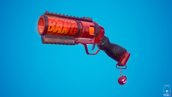 Big Red, Callum Whitehead : Here Is my grenade pistol launcher. I ...