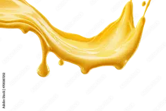 Splash of Cheese with drip and melting sauce splashing isolated on ...
