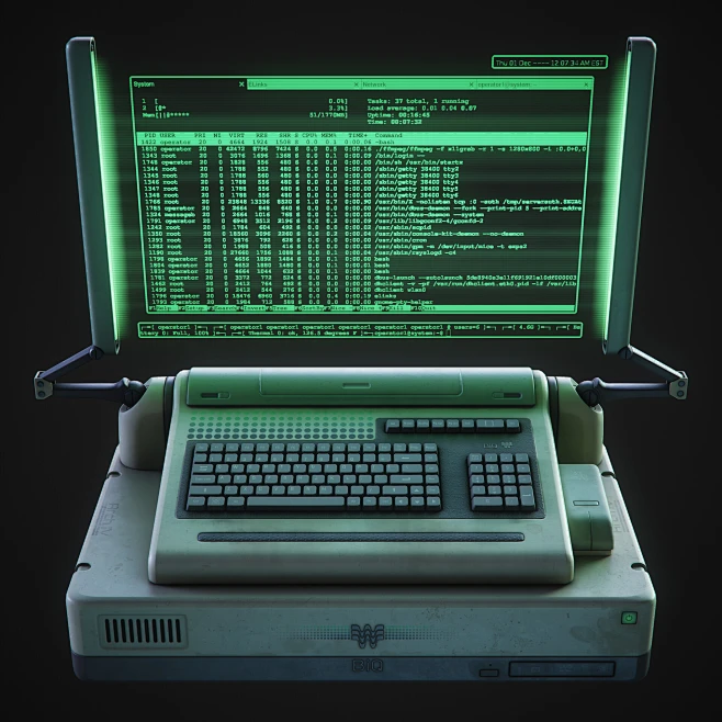 Sci-fi Computer-花瓣网