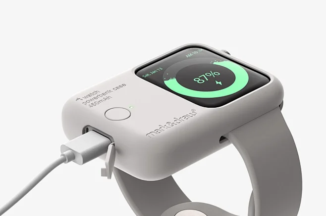 This Apple Watch powerbank charges it right on the wrist to face the ...