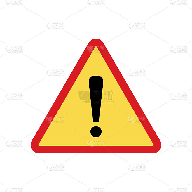 标示危险、警告、注意。矢量图