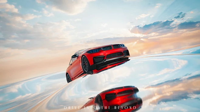 Photography automotive CGI visualization Landscape visual design 3d ...