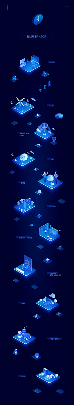 2.5D插画 | banner插画-花瓣网|陪你做生活的设计师 | 腾讯电脑管家官网