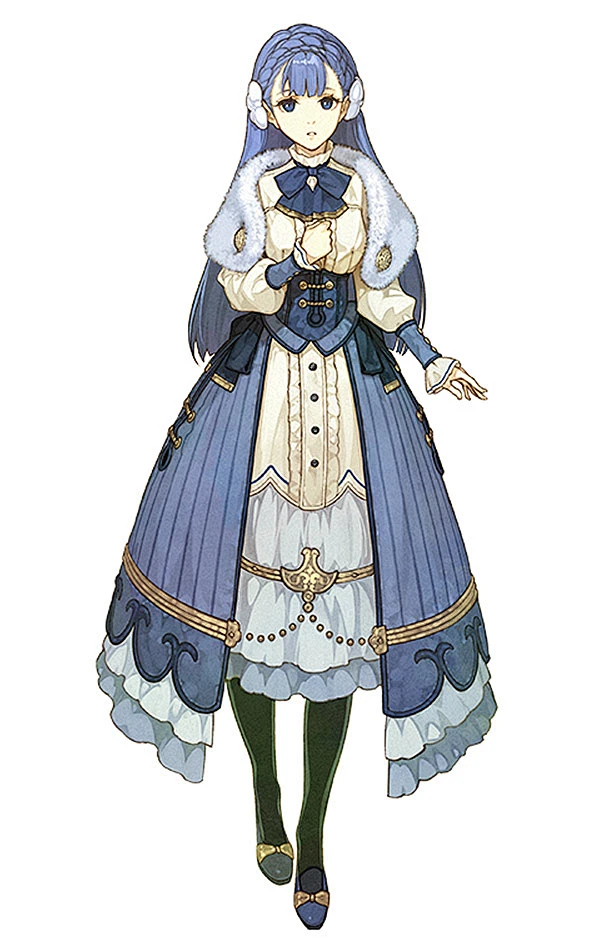Rinea Character Art from Fire Emblem Echoes: Shadows of Valentia-花瓣网