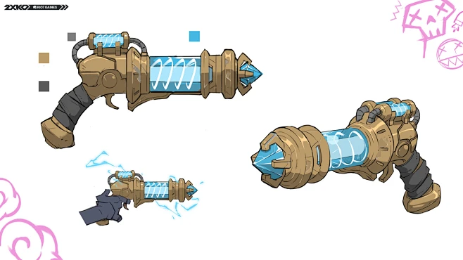 2XKO - Jinx Weapons-花瓣网