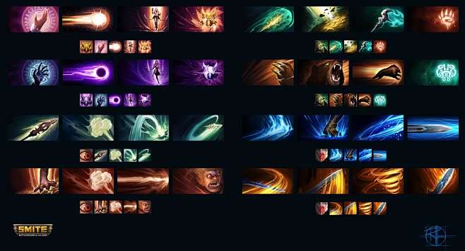 SMITE-Icons, Abilities, Frame Assets-花瓣网