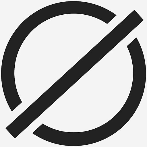 不反对反符号图标_88ICON https://88icon.com 不 反对 反符号 否定