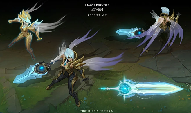 Dawnbringer-Riven-Concept-by-yideth-HD-Wallpaper-Background-Official ...
