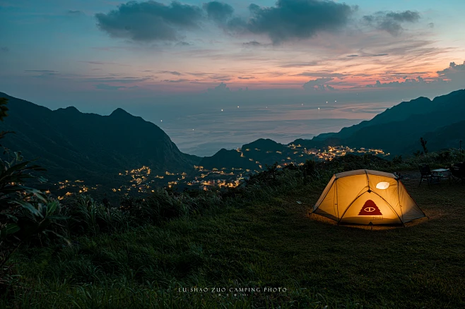 camping Taiwan camping 夜景 野營 露營-花瓣网