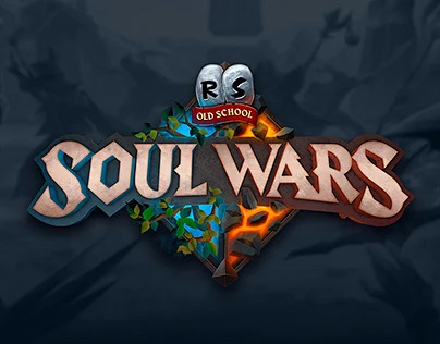 Soul Wars Game logo design-花瓣网