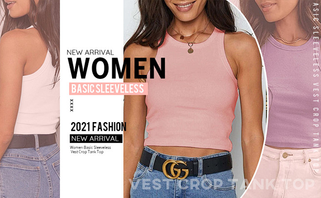 Women Basic Sleeveless Vest