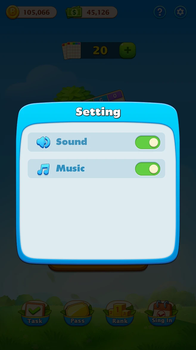 Bingo Game UI UI/UX-花瓣网