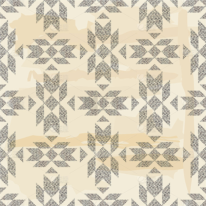 Engraving. Seamless pattern of hand drawn linear h