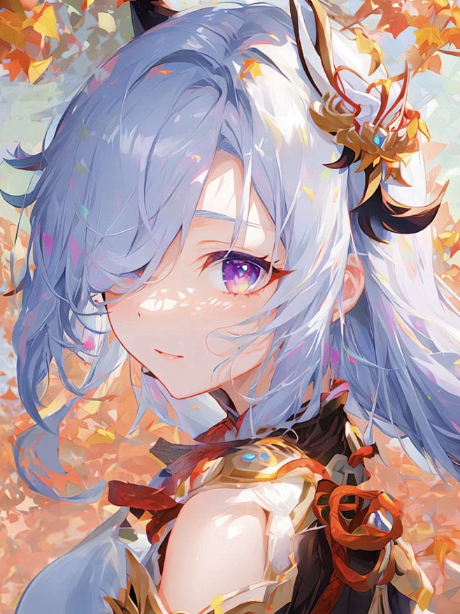 原神-申鹤，壁纸，立绘，美图-花瓣网