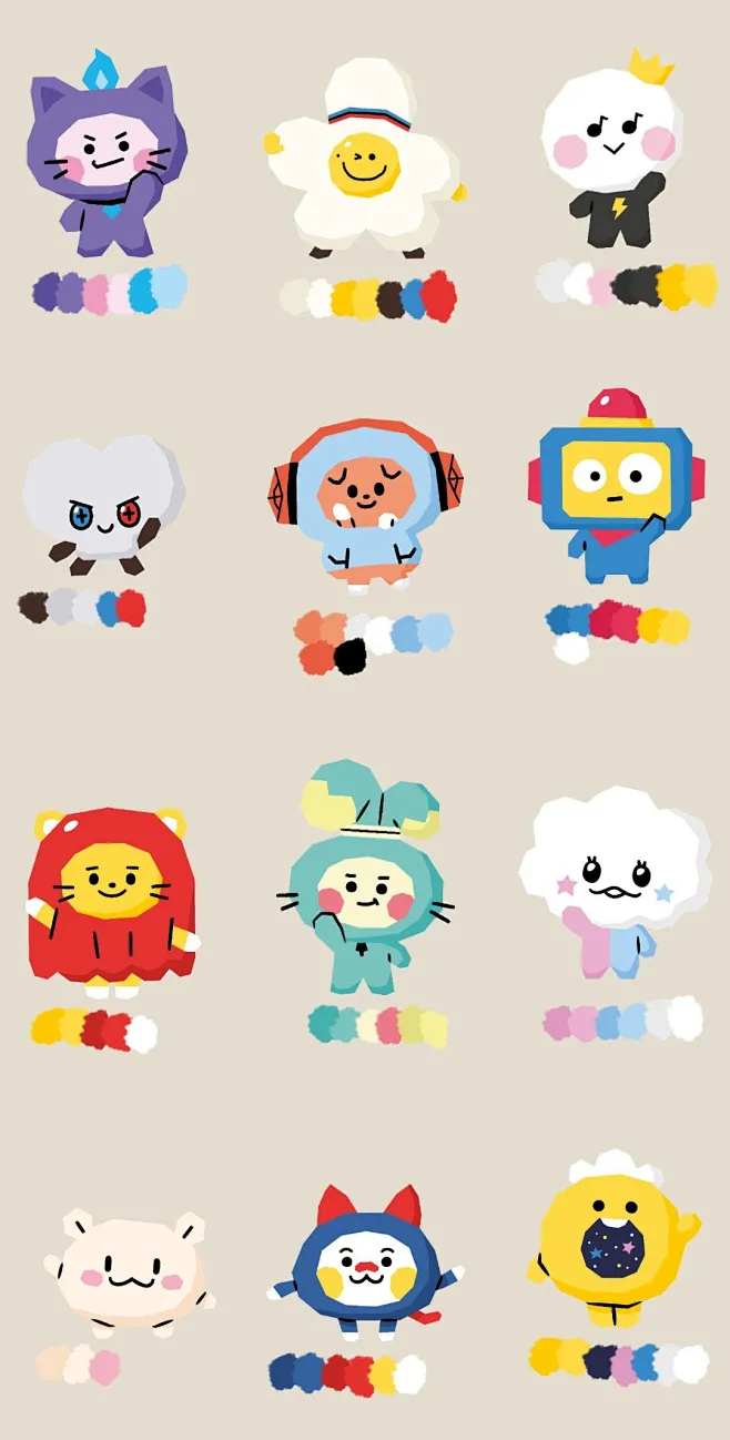 其中包括图片：TRUZ Colors reference-花瓣网