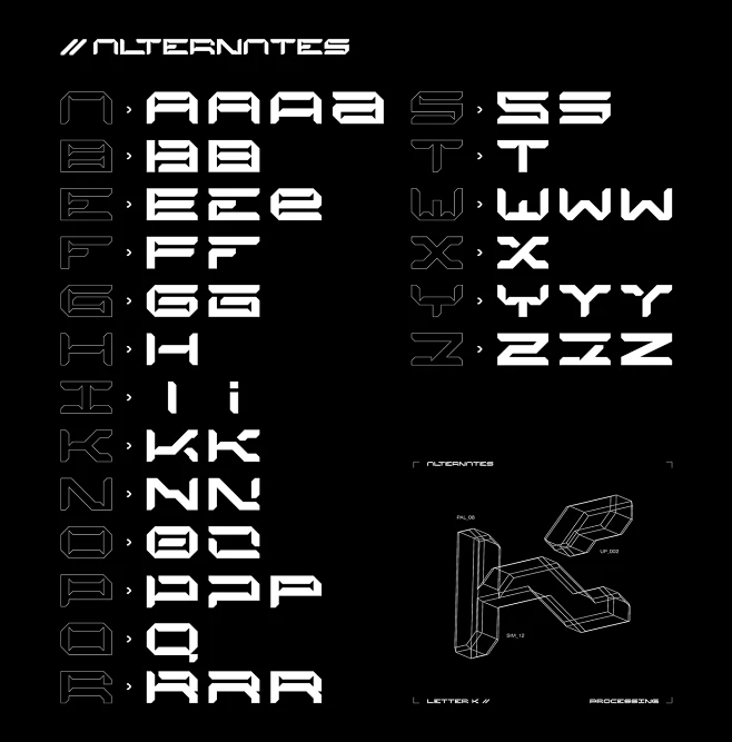 cyber Cyberpunk display font font futuristic font tech font Typeface ...