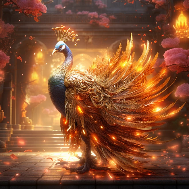 mckeegina_Ancient_Chinese_mythology_phoenix_feathers_shining_wi ...