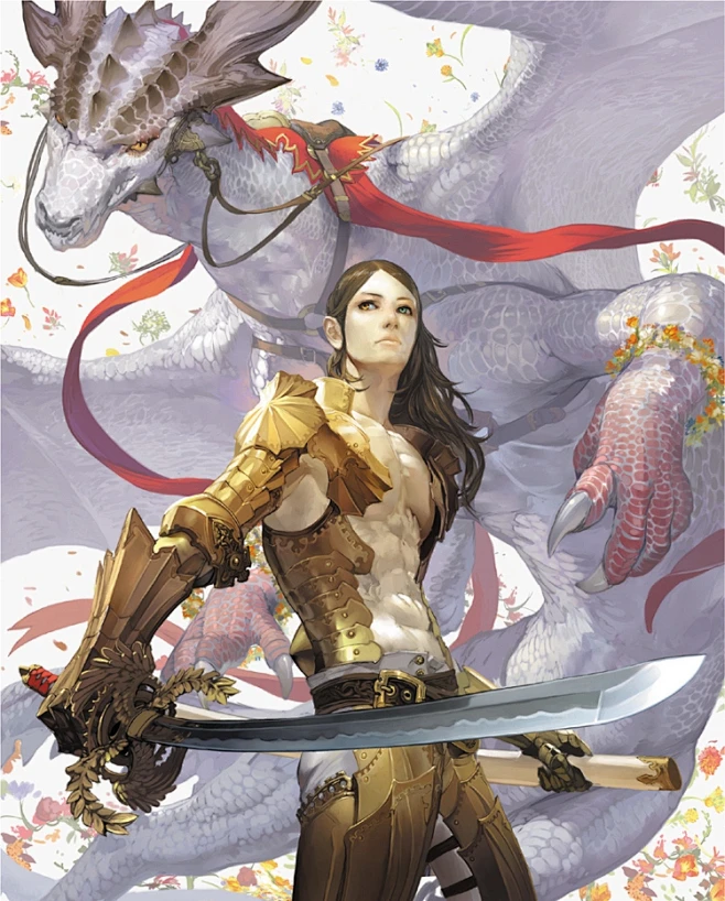 西方龙原画来自cgbook.cn (633)-花瓣网