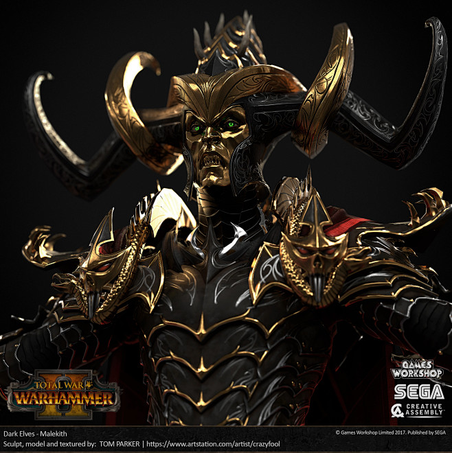 Total War Warhammer 2 - Malekith, Tom Parker : in game model with ...