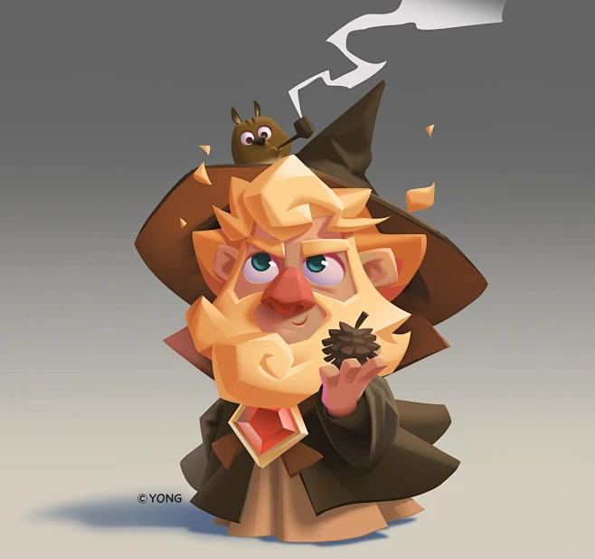 其中包括图片：Pyron, the Fire Wizard., yongseon park图片_【角色】个性化图片素材-花瓣网