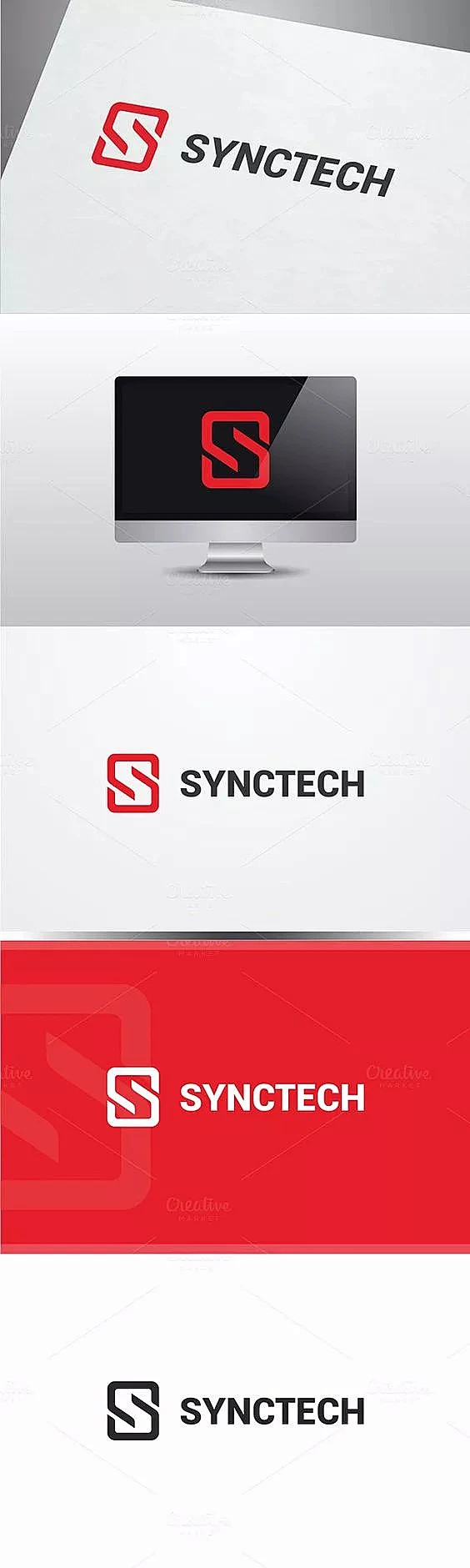 Sync Tech - Letter S Logo-花瓣网