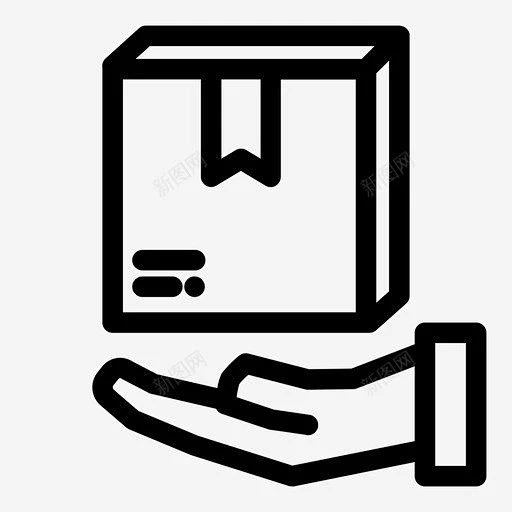 送货箱收货发货图标 页面网页 平面电商 创意素材-花瓣网