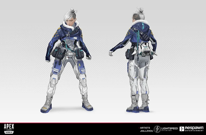 Apex Legends Mobile wraith skin "Snow Ground"-花瓣网