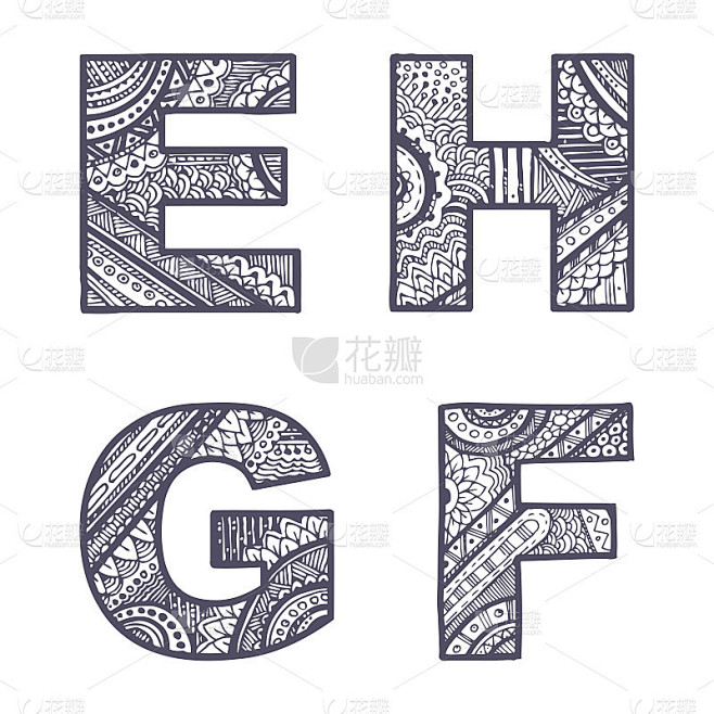 向量字母集合E-H