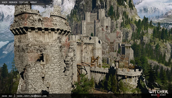 The Witcher 3 Architectural Material, Jacek Maj : Witcher 3 Blood and ...