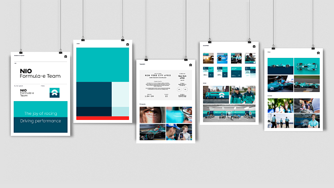 罗曼·费雷尔 Romain Ferrer 的作品集 平面设计、插图、艺术指导 - NIO FORMULA-E 团队 (1)