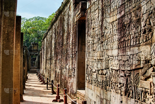 吴哥窟,柬埔寨,建筑外部,碧隆天神殿,高中舞会,高棉文明,吴哥,名声,雕像,废墟