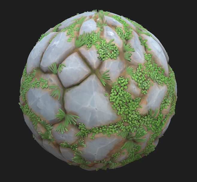 SD程序化地面石块纹理-原创SD/材质/渲染-3D原创作品,微元素 - Element3ds.com!-花瓣网