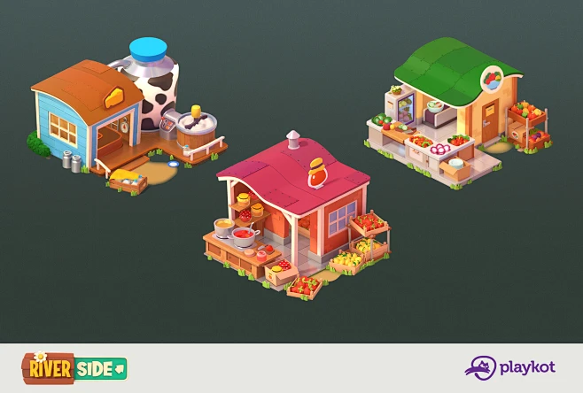 Farm Buildings-花瓣网