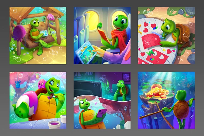 Community Art: Illustrations, Playrix Games : Community Art ...