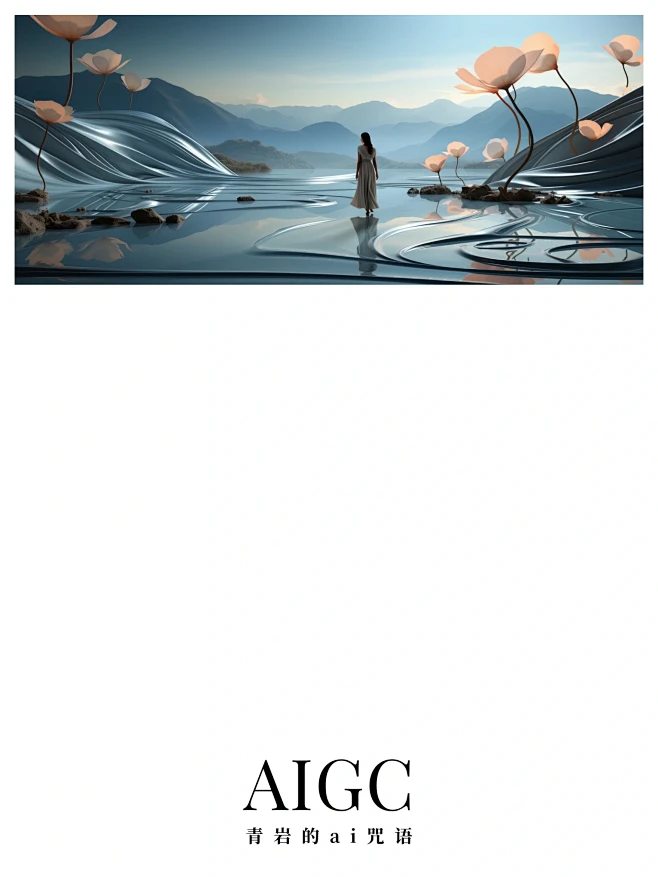 AIGC | ai置景 蓝色全景-花瓣网