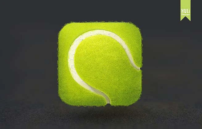 网球ICON-花瓣网