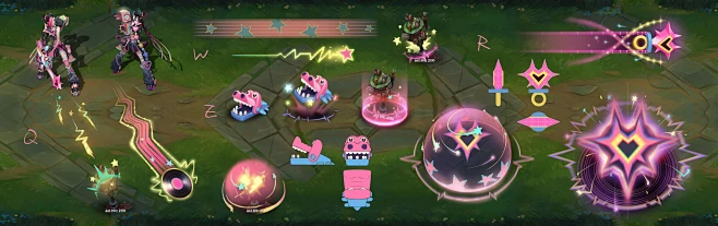 League of Legends WildRift：Lovestruck Jinx-花瓣网