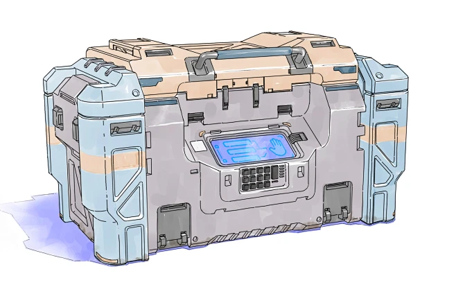 Very Secure Containers (Sci-Fi), Adam Taylor : Loot containers found ...