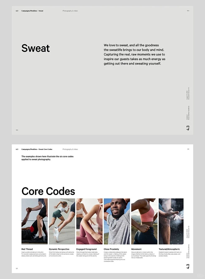 露露乐檬Lululemon品牌VI手册｜品牌VI设计_13_Lee_来自小红书网页版-花瓣网