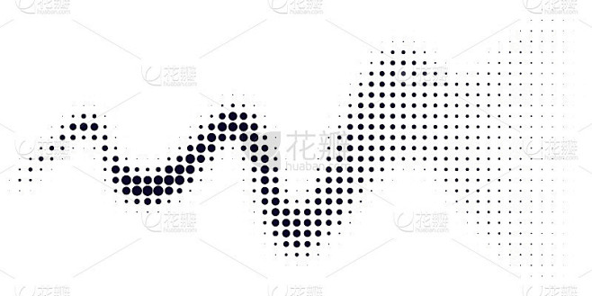 Halftone dotted background