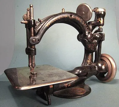 1880s Antique Cast Iron Willcox Gibbs Sewing Machine | eBay-花瓣网