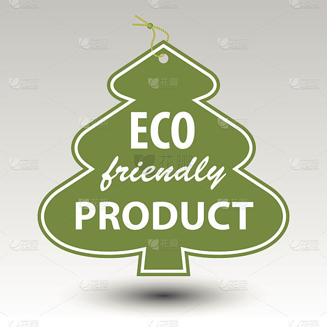 绿色环保产品树牌标签