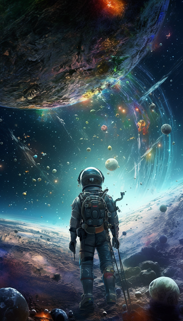 太空宇航员插画