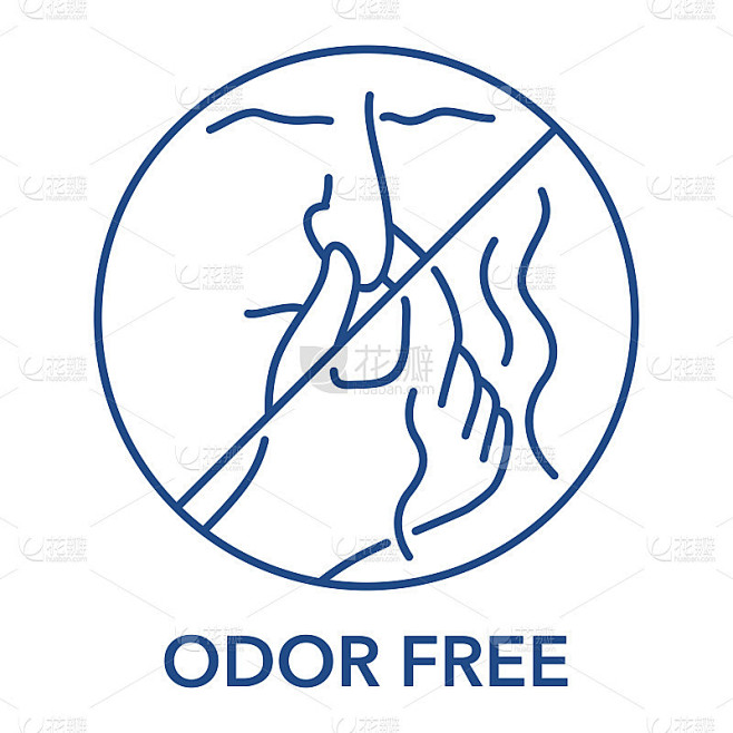 气味免费。禁止贴标