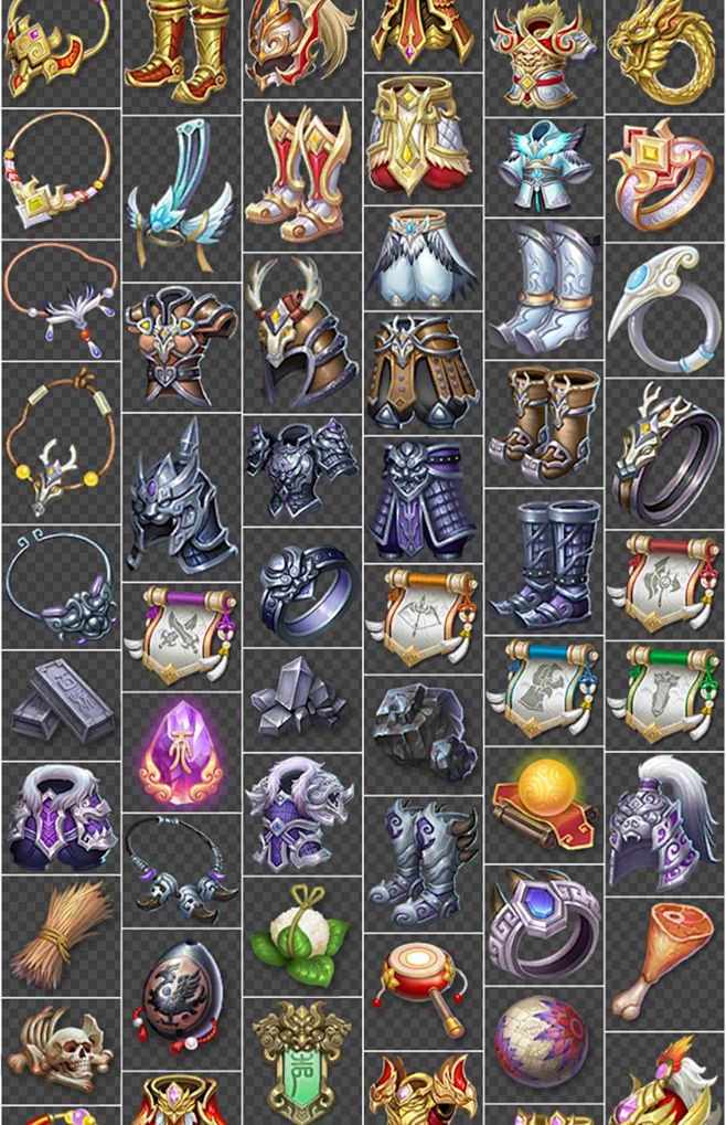 仙侠武侠古风图标UI界面ICON物品装备道具宝石图标游戏美术CG资源-淘宝网