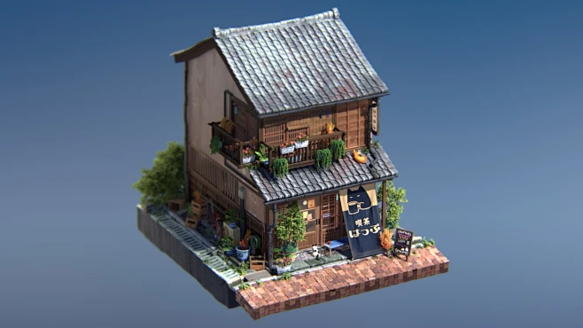 Cafe Block-花瓣网